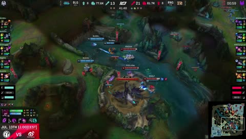 BLG vs RNG 讓人瘋狂的最後五分鐘！